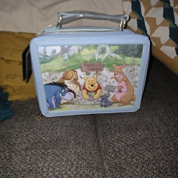 Disney | Bags | Disney Winnie The Pooh Blue Character Lunch Box | Poshmark
